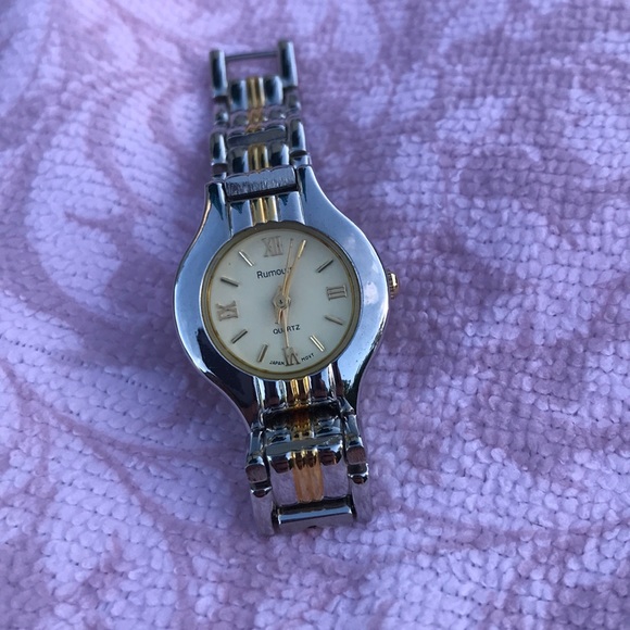 Rumours | Accessories | Rumors Silver And Gold Tone Wrist Watch | Poshmark